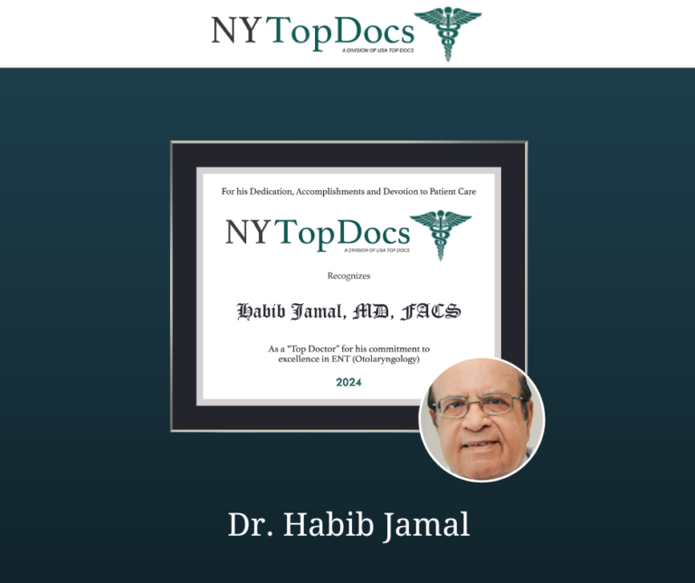 Dr. Habib Jamal Awarded As 2024 NY Top Doc